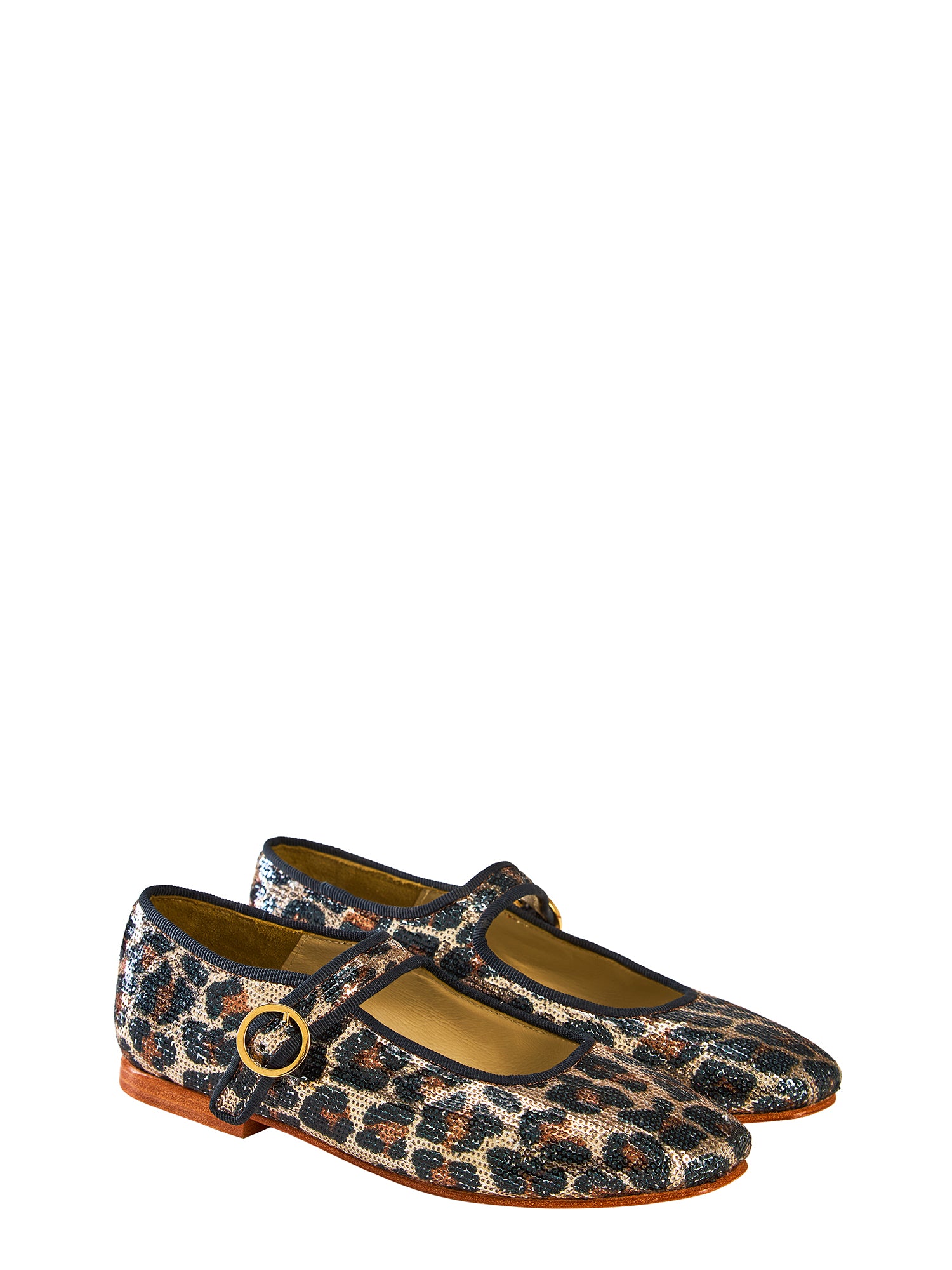 Romy leopard sequin ballet flats – Jackie Smith